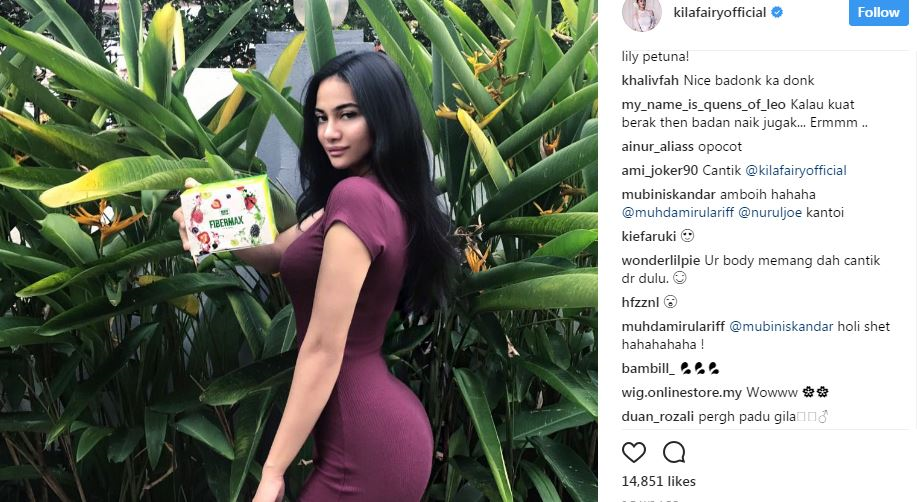 Kilafairy Dapat Habuan Kerana Foto Melentik