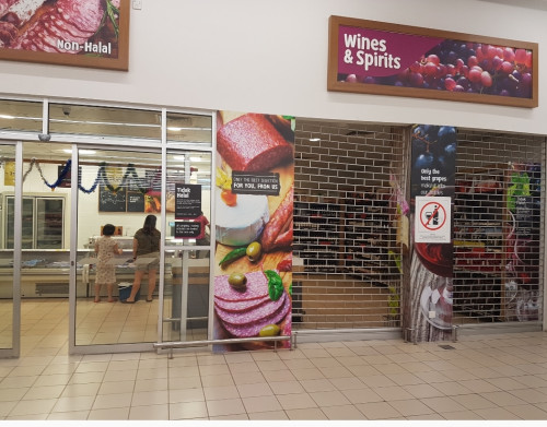 Tesco non halal section now