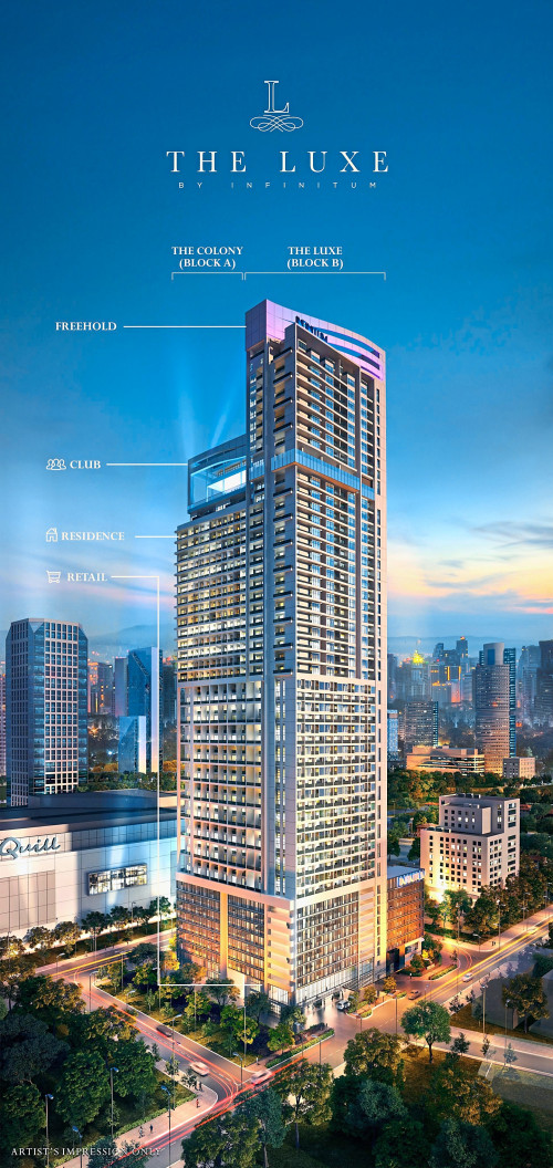 The Luxe By Infinitum @ KLCC. Freehold. Dual-Key