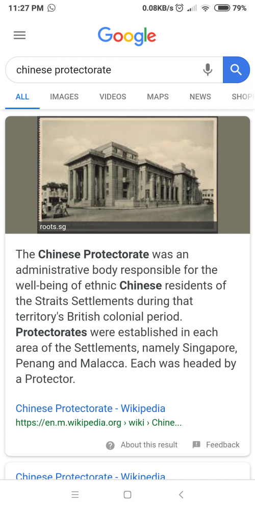 Chinese Protectorate in KL