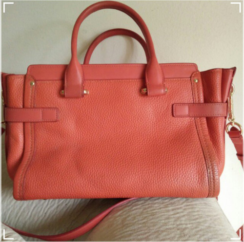 Coach Swagger 27 Watermelon in Pebble Leather