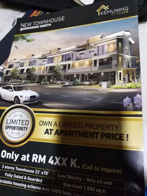 3 Storey Town House at Seri Muda Shah Alam