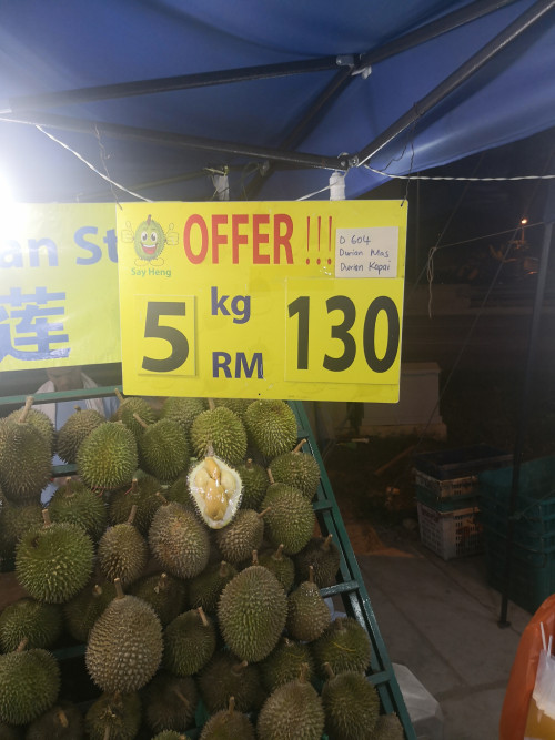 Durian price (Updated with price survey)