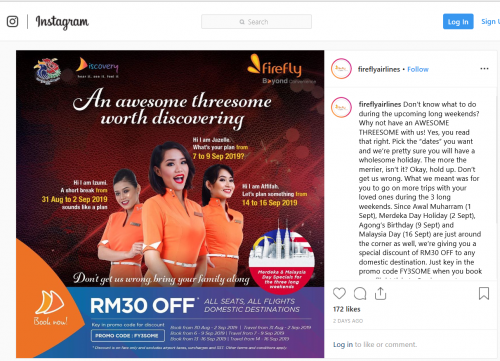 Firefly '3some' Advertisement