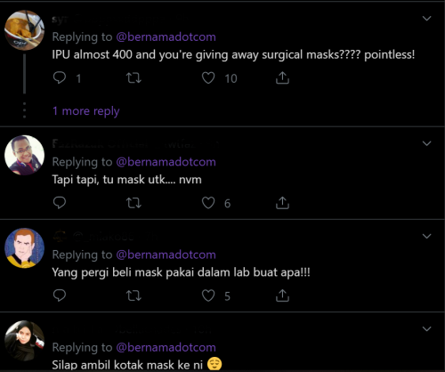 Haze : Gomen give wrong mask