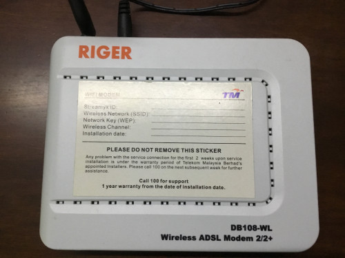[WTS] RIGER modem