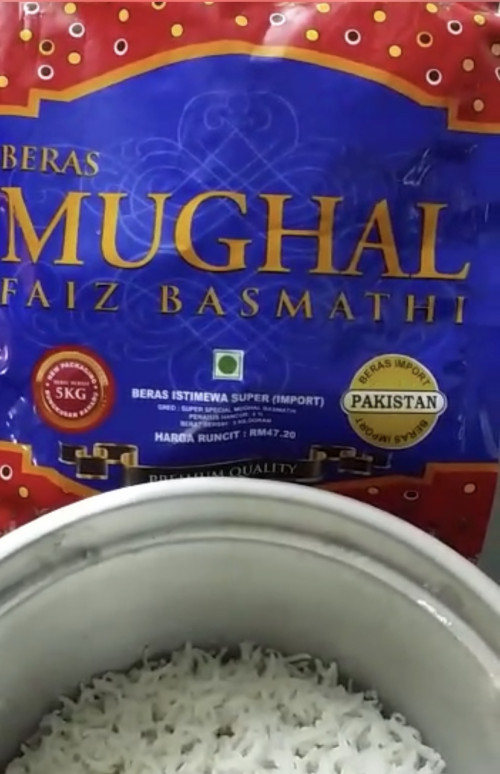 Suspected rice plastic