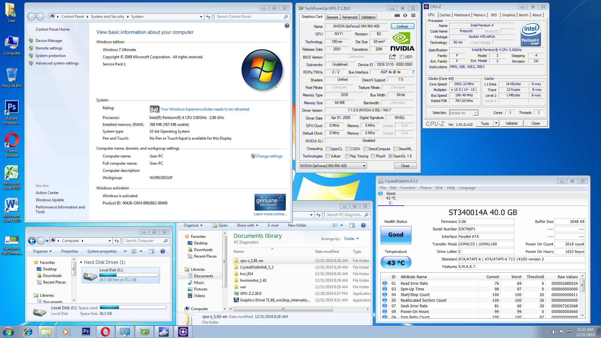 [WTS] Refurbished CPU Windows 7 Ultimate Dell Mobo