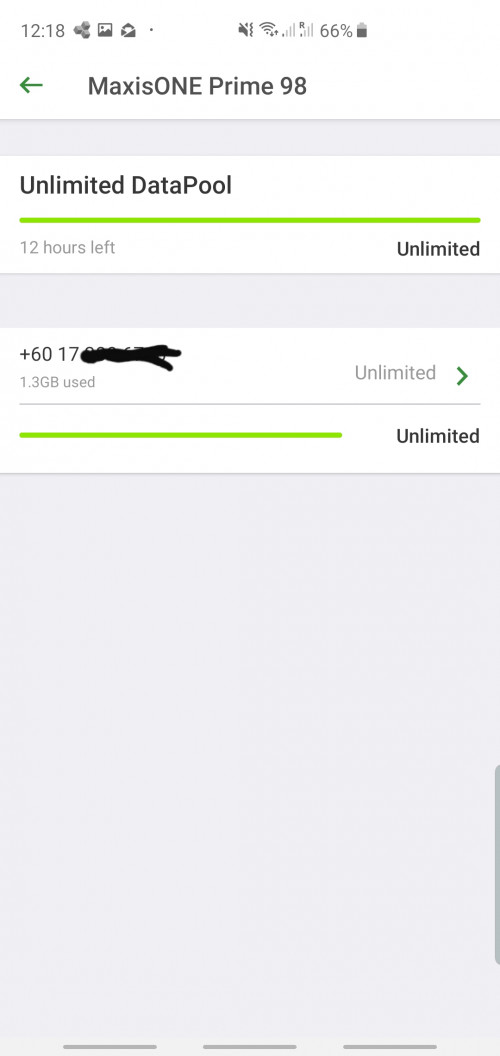 Maxis ONE Prime Users