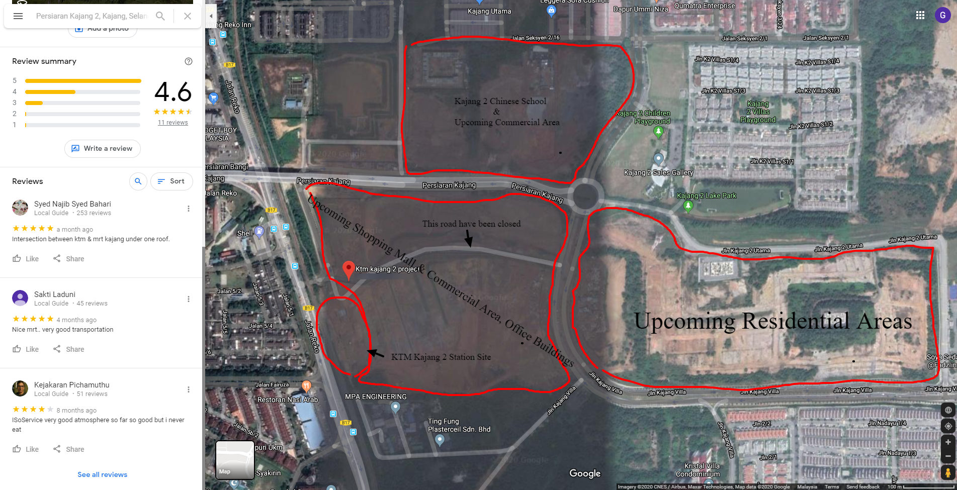 Ktm kajang 2 project Google Maps - Pictr.com
