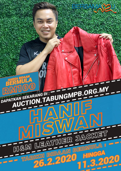 (WTS) H&M LEATHER JACKET - HANIF MISWAN