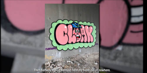 CLOAK graffiti in KL, finally know about his story