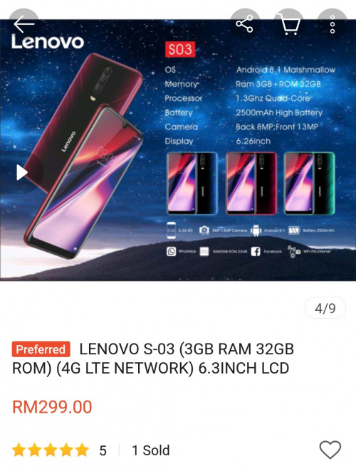Cheapest Android under RM400