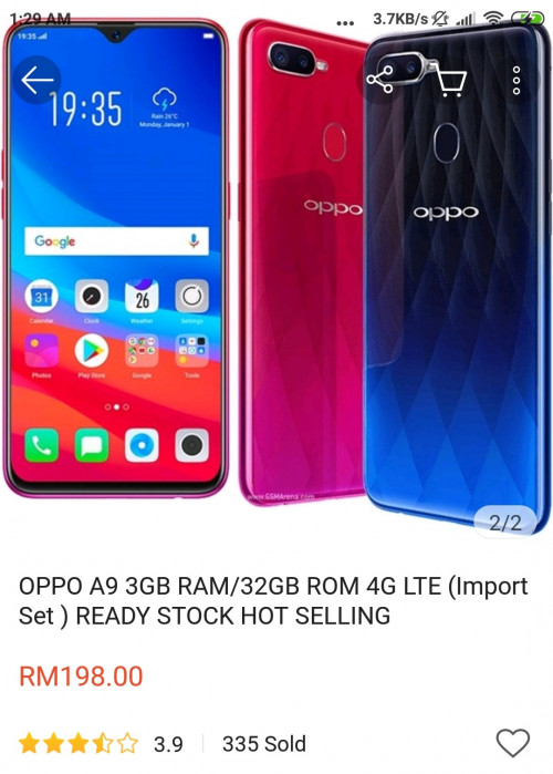 Cheapest Android under RM400