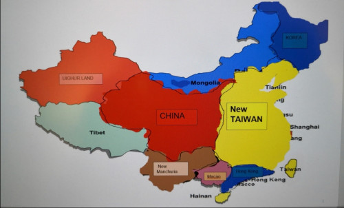 China New map post 2020