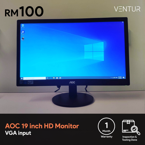 [WTS] AOC 19 inch HD Monitor - Used