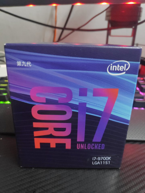 Intel I7 9700k Processor Seal Package