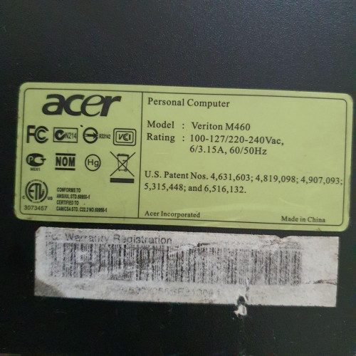 [SOLD]Acer Veriton M460