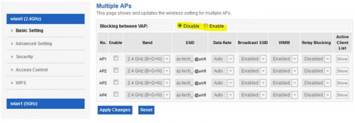 How to Disable AP Isolation in Aztech DS244WSGV