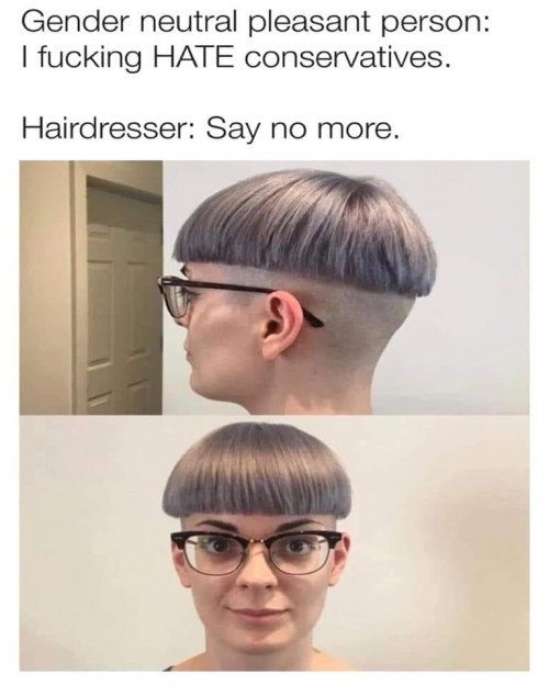 New hairstyle trend for sjw women.