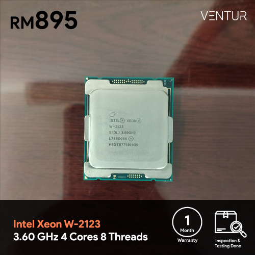 [WTS] Intel Xeon W-2123 Processor - Refurbished
