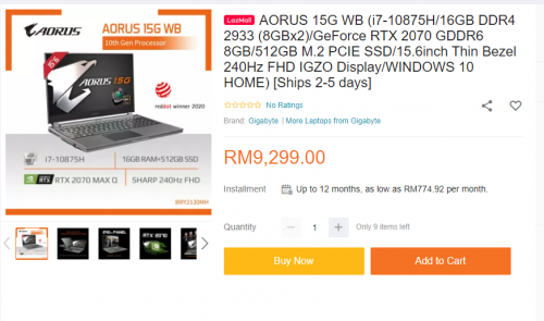 How does installment work on Lazada?