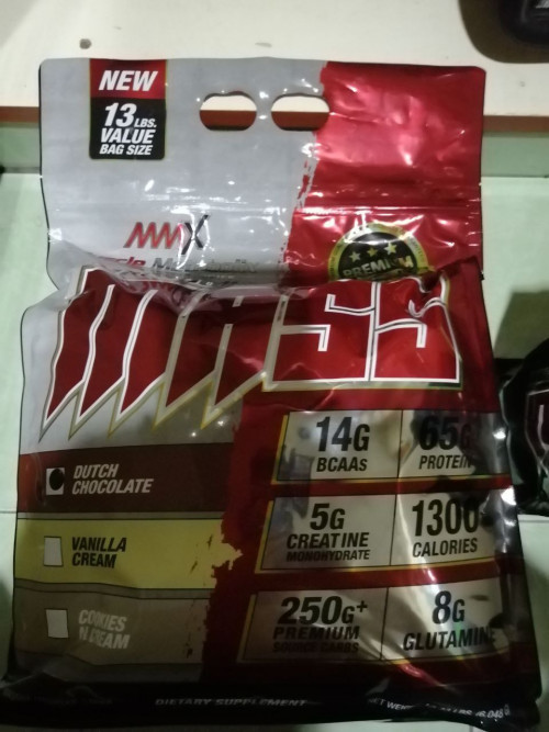 SOLD MMX MUSCLE METABOLIX MASS GAINER 13 LBS