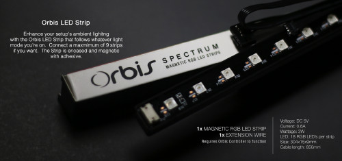 [WTS] Tecware Orbis Spectrum Fan + LED Strips