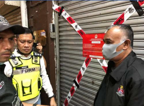 Operasi DBKL PDRM Atas Hidden Bar Di Petaling St