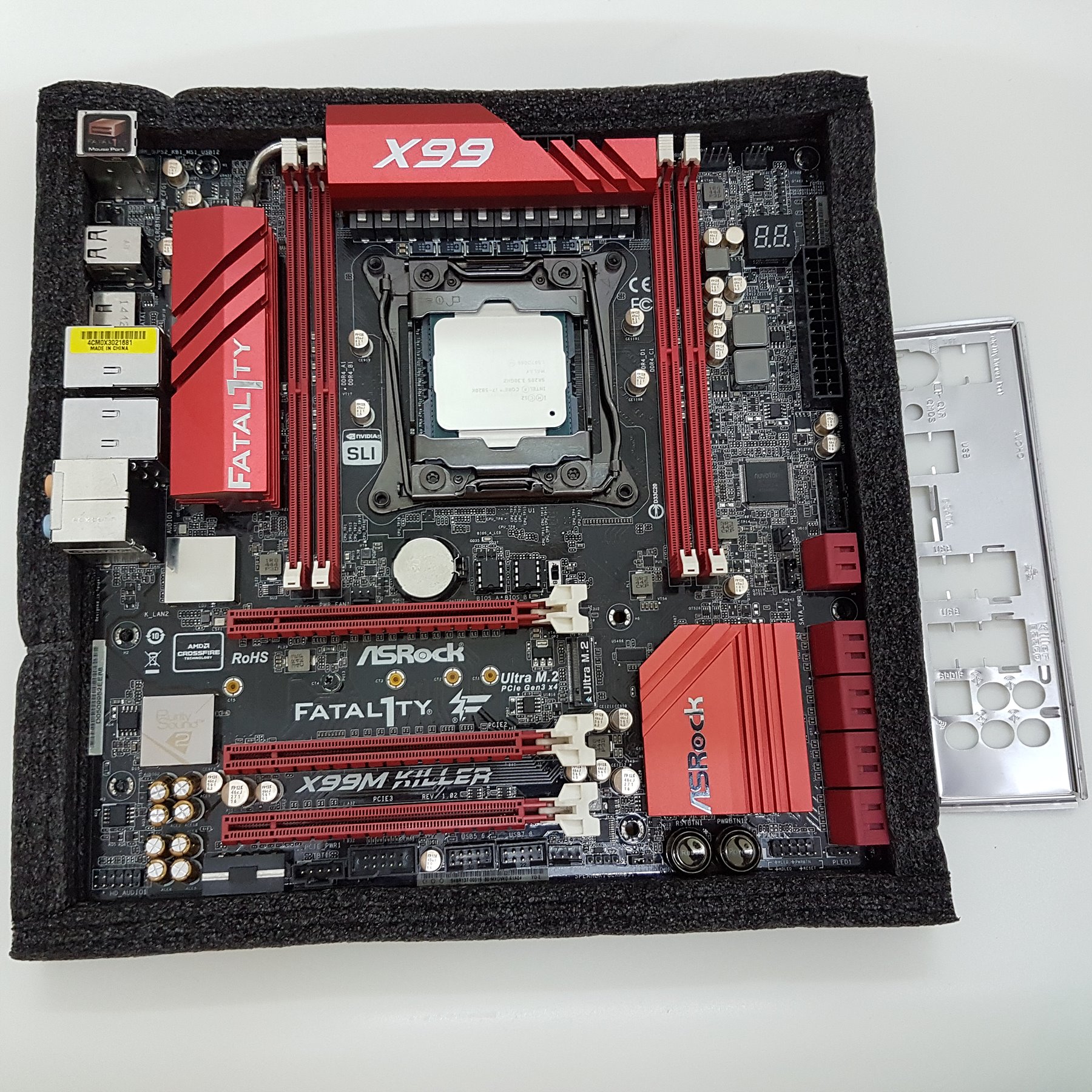 [SOLD] Intel i7 5820K+Asrock Fatal1ty X99M Killer