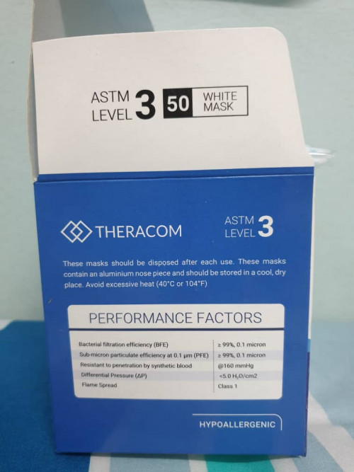 XFYRE-THERACOM FACE MASK ASTM 3