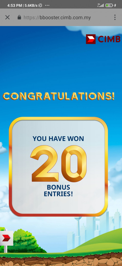 How to play bonus entry points for cimb?