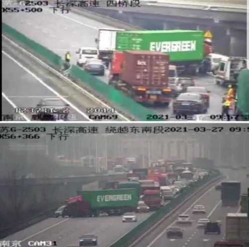 Why Evergreen block everywhere, sea and land