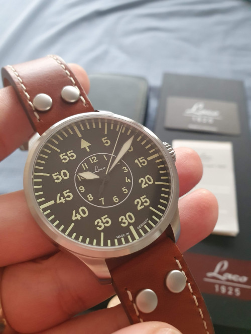 WTS Laco Aachen 42 Type-B Pilot Flieger Watch