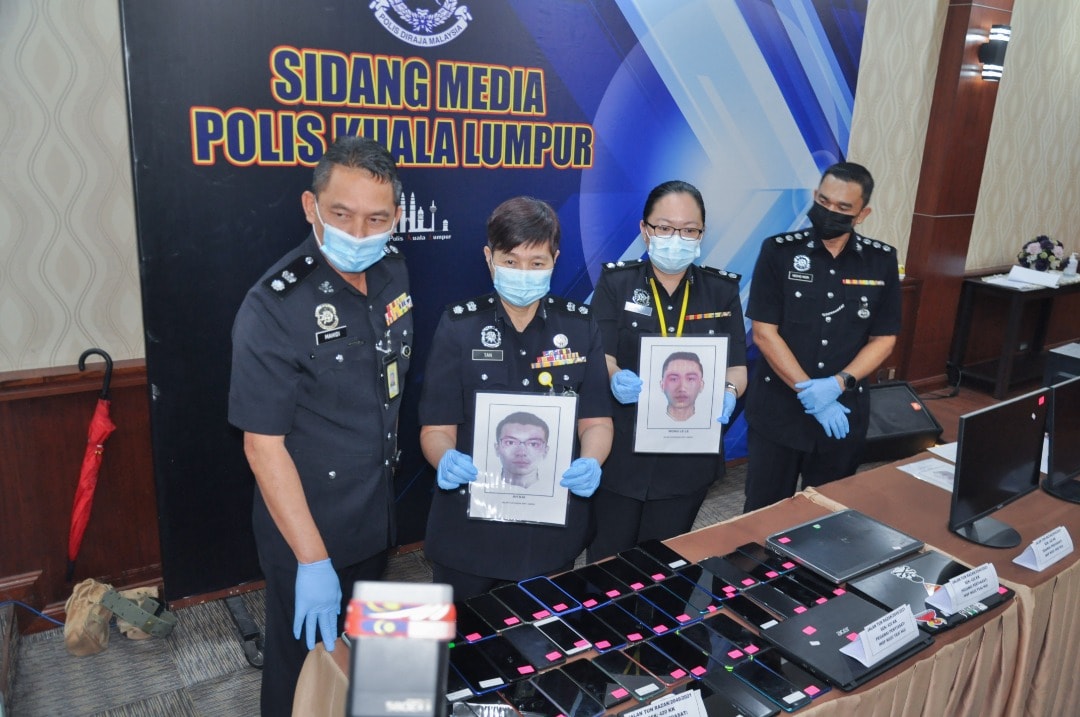 polis looking for Wong Le Le