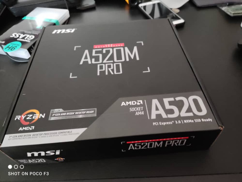 (WTS)MSI A520M PRO MATX RM190