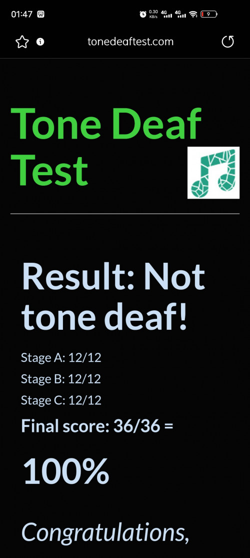 let's test your tone deaf..