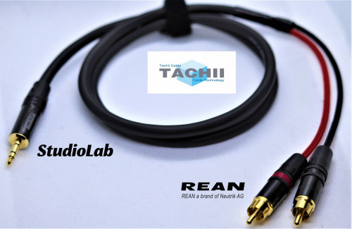 Tachii 3.5mm to RCA cable, Studiolab / REAN gold p