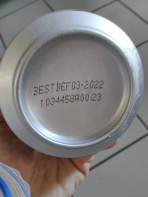 Beer bottling date coding