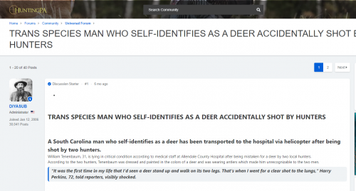 2021 06 02 14 26 33 TRANS SPECIES MAN WHO SELF IDENTIFIES AS A DEER ...