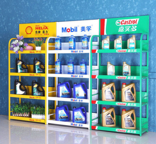 Cheap Metal Car Lubricant Lube Display Motor Engine Oil Rack Display ...