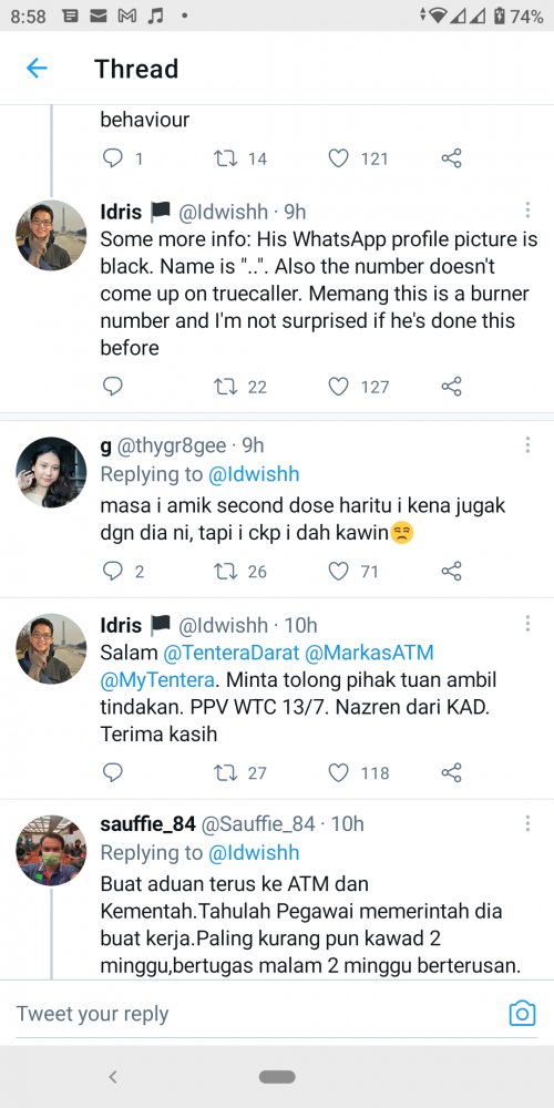 Another hamsap petugas PPV