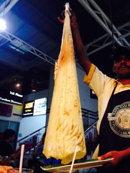 Ayam craving roti tisu from original Penang kayu