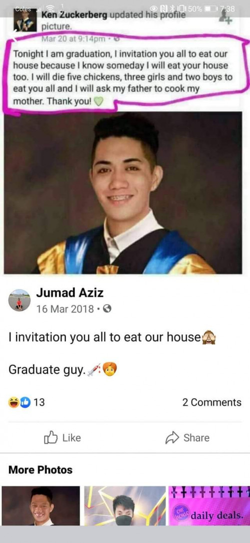 Tonight I am graduation