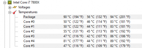 High temp CPU issue