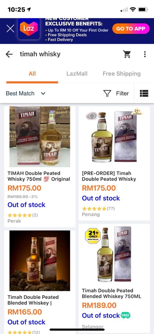 Sold out in Lazada . Good