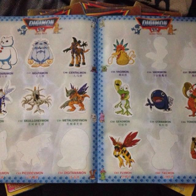 digimon 02 sticker books 1508326859 d328e338 - Pictr.com