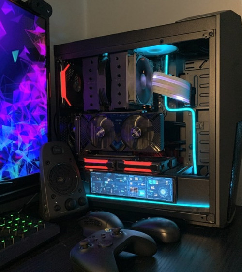 My first RGB build. : r/pcmasterrace
