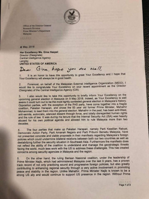 CIA letter p1 - Pictr.com