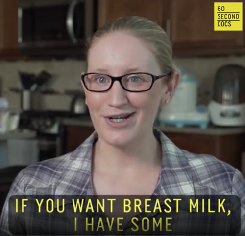 This lady has hyperlactation syndrome